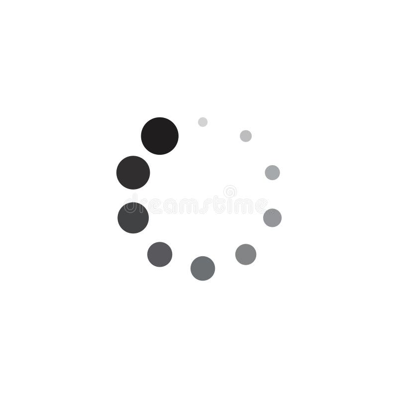 Buffering icon vector stock vector. Illustration of information - 285680752