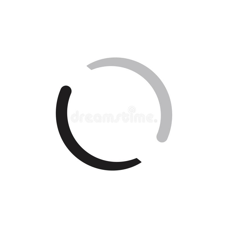 Buffering icon vector stock vector. Illustration of template - 285680773