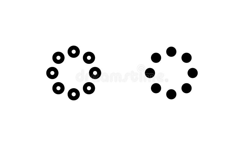 Buffering or Loading Icon As User Interface Stock Vector - Illustration ...