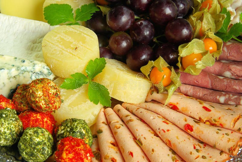 Cured meat stock photo. Image of starter, gourmet, delicious - 16197272