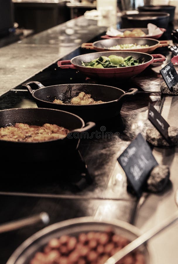 Buffet Breakfast at a Chinese Hotel Stock Photo - Image of breakfast ...
