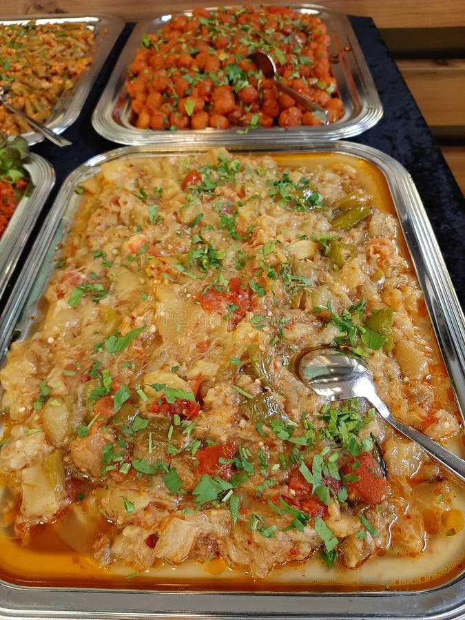 Buffet breakfast and meals stock photo. Image of food - 194210216