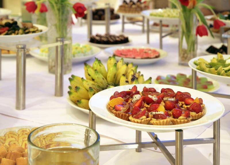 Buffet dessert dinner stock image. Image of event, catering - 18139351