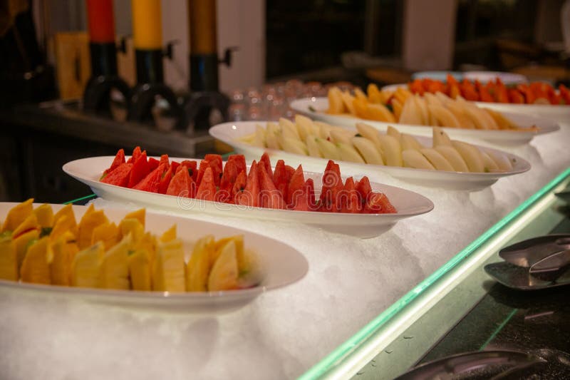 Buffet of Fresh Fruits stock image. Image of sugar, abundance - 371738975