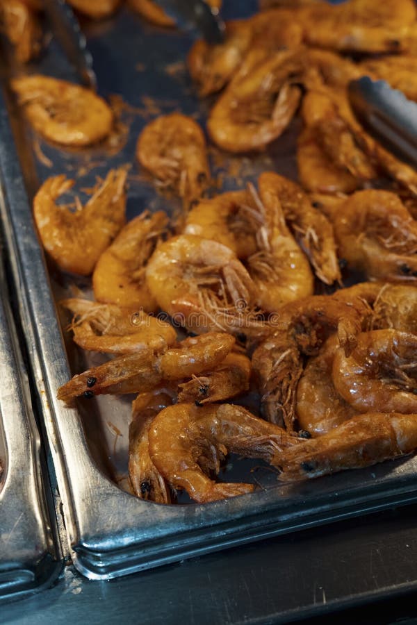 Buffet Fried Shrimp Platter Stock Photo - Image of deep, fried: 231407336