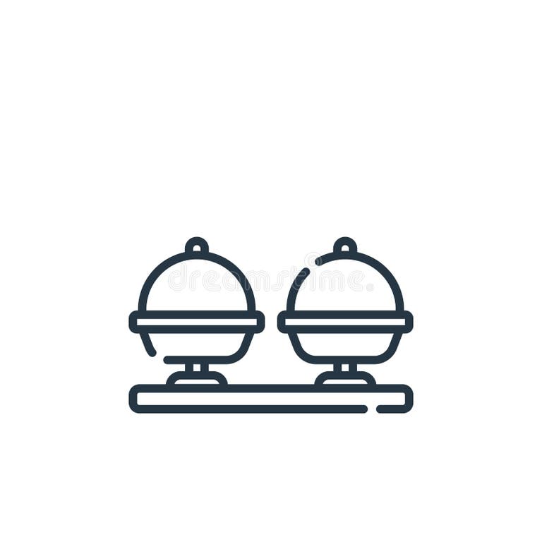 Buffet Icon Vector from Event Concept. Thin Line Illustration of Buffet ...