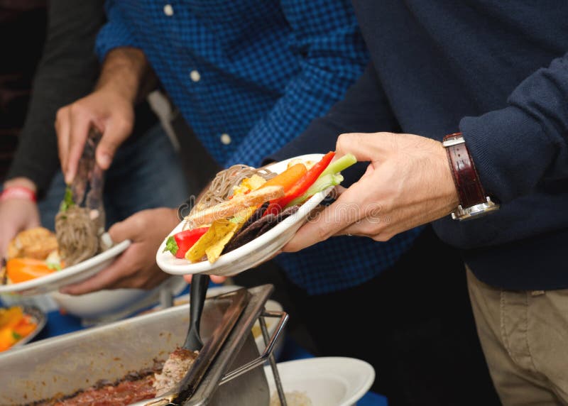 Buffet Line stock image. Image of snacks, spread, nutritious - 54699699