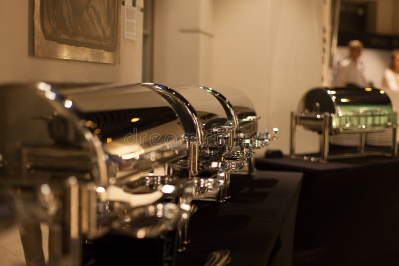 Buffet Line of Lunch and Dinner. Stock Image - Image of appetence ...
