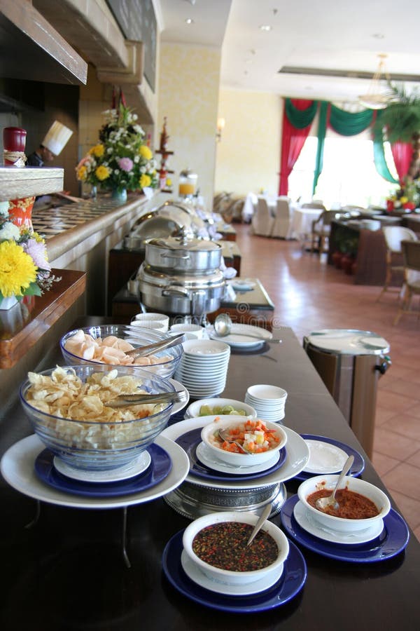 Buffet at restaurant stock photo. Image of accommodation - 5358638