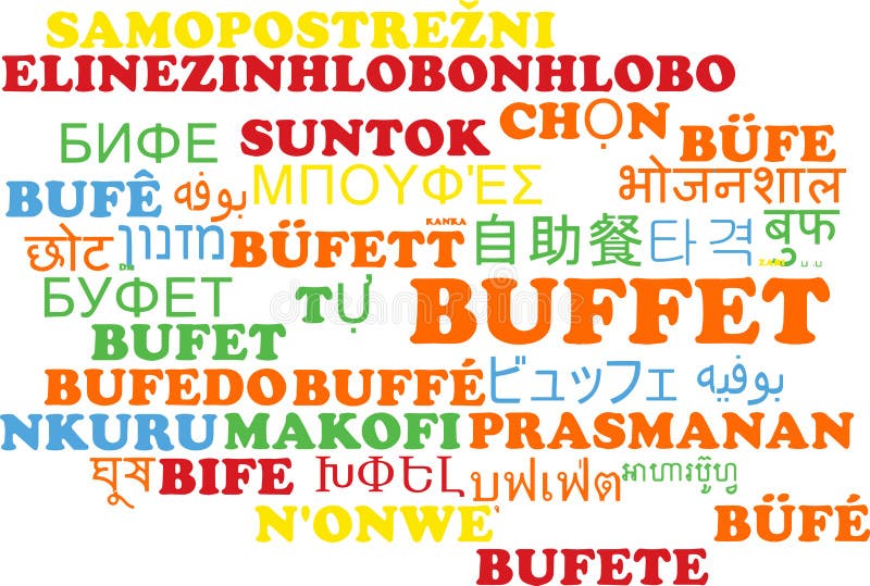 Word Buffet Stock Illustrations – 212 Word Buffet Stock Illustrations ...