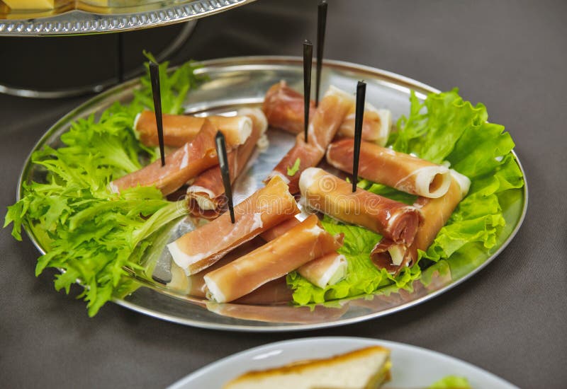 Buffet in the Office Closeup Stock Image - Image of budget, office ...