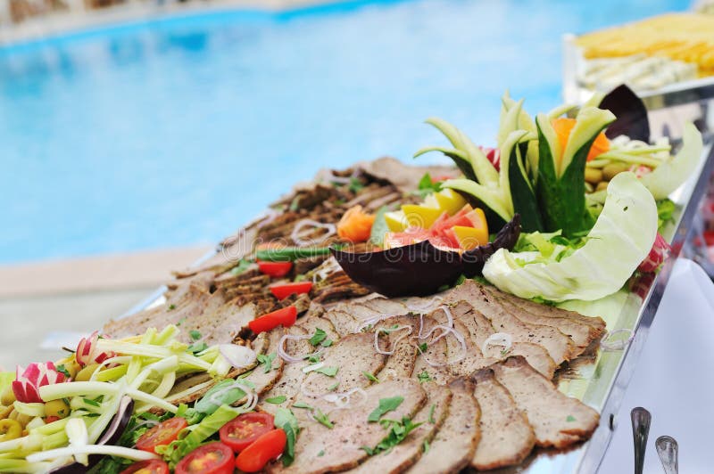 Buffet outdoor stock image. Image of buffet, appetite - 10246821