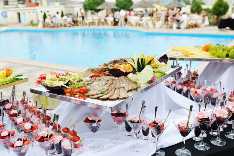 Table Setting at Beach Restaurant Stock Image - Image of napkin, meal ...