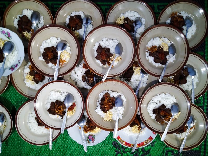 Buffet Plate stock image. Image of dinner, fried, ramadan - 335622537