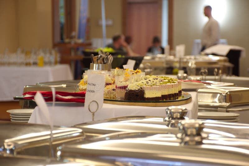 Buffet in restaurant stock image. Image of baked, group - 259491585