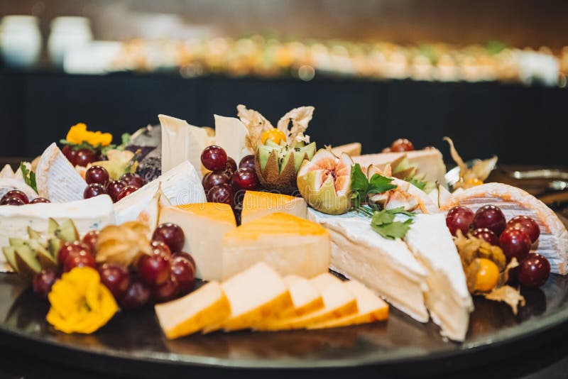 101 Buffet Restaurant Cheese Plate Selection Fruits Stock Photos - Free ...