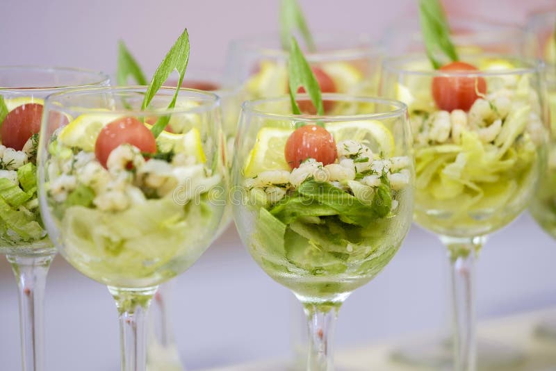 Buffet with Salads and Snacks 7 Stock Photo - Image of delicious ...