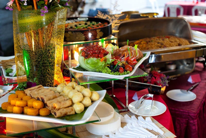 Buffet Setting stock image. Image of canape, setting - 67993609