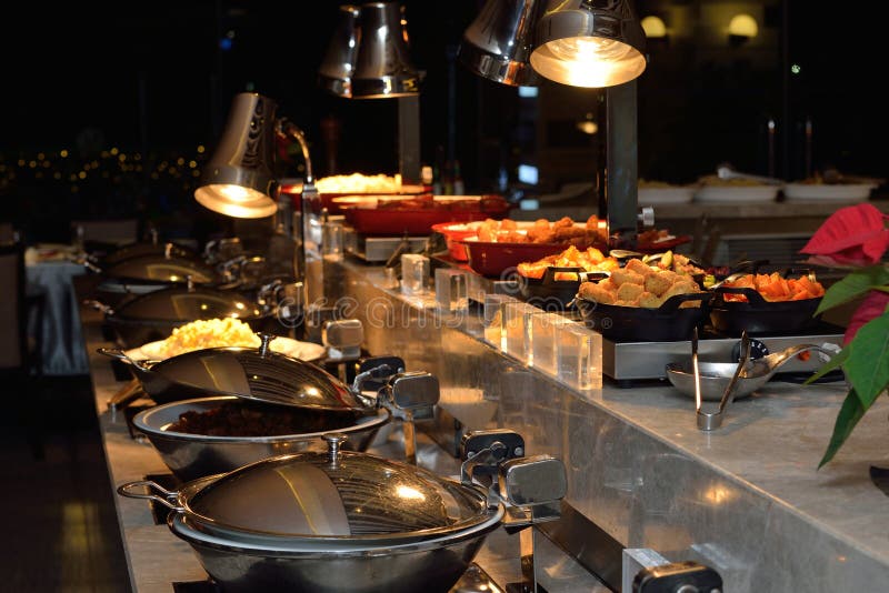 Buffet Style Food in Trays - a Series of RESTAURANT Images Stock Image ...