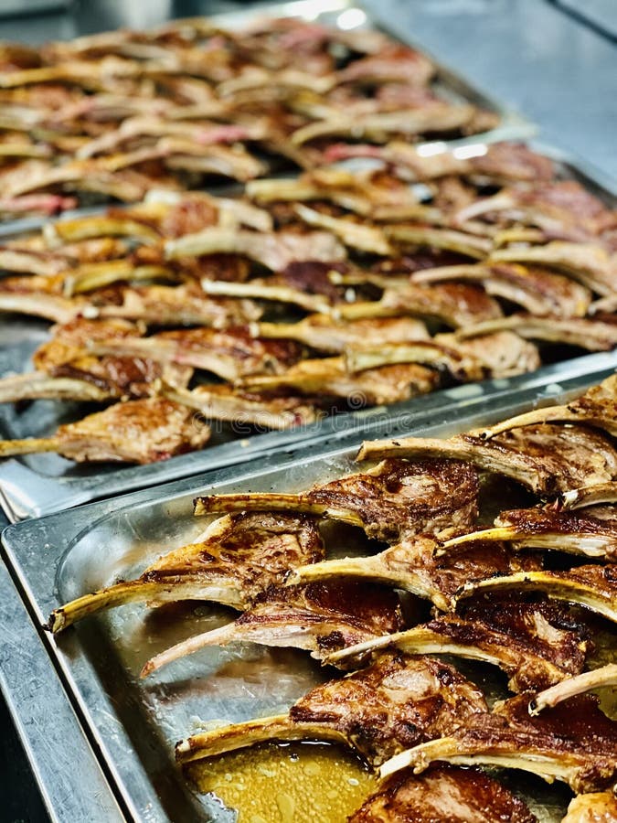 Roasted Lamb stock photo. Image of roasred, roasted - 264884342