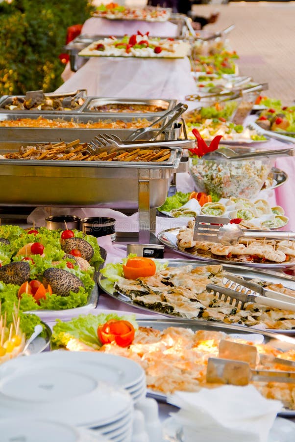 Buffet table stock image. Image of catering, feast, chef - 20959633
