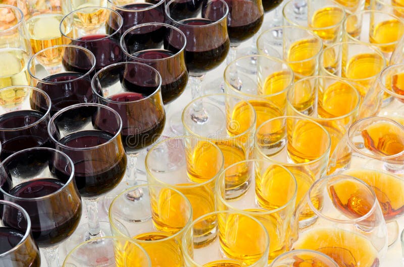 Buffet table stock photo. Image of glass, sauce, line - 22347584