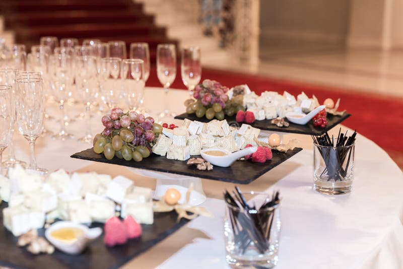 Buffet table stock photo. Image of cafe, eating, champagne - 41103794