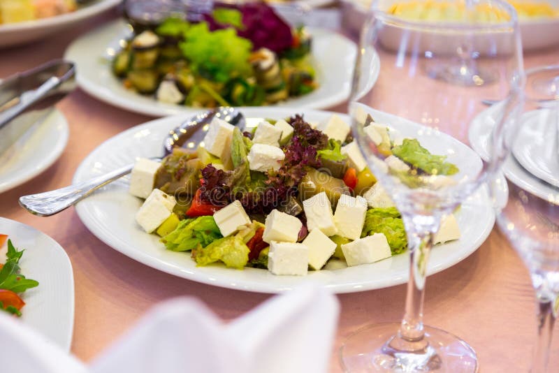 Buffet table corporate stock photo. Image of cater, decorated - 87727050