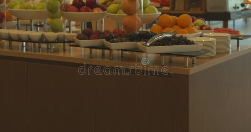 Buffet Table in the Dining Room of an Expensive Luxury Hotel Stock ...