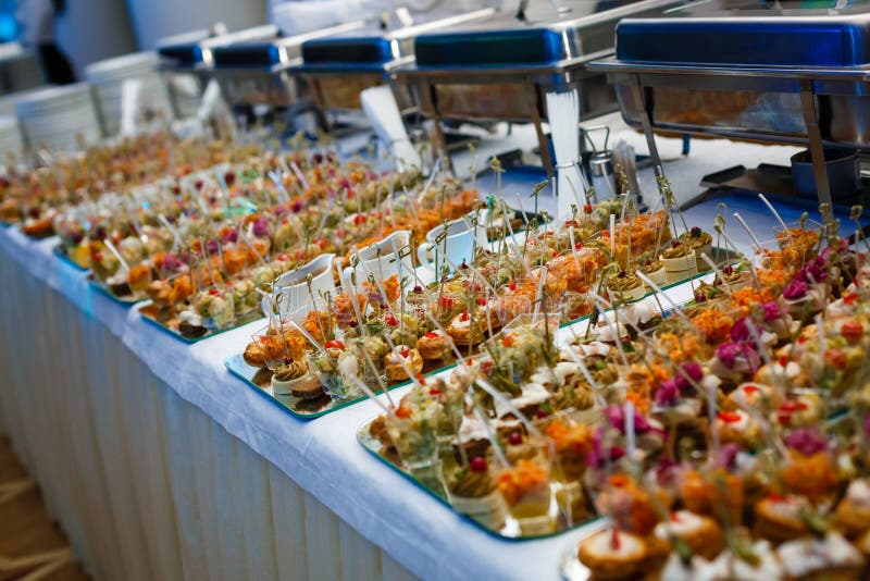 Buffet table food stock photo. Image of dining, cold - 83739494