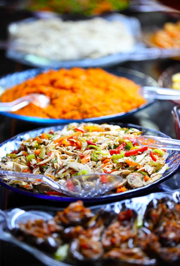 Buffet table stock photo. Image of human, vegetable, male - 39802152