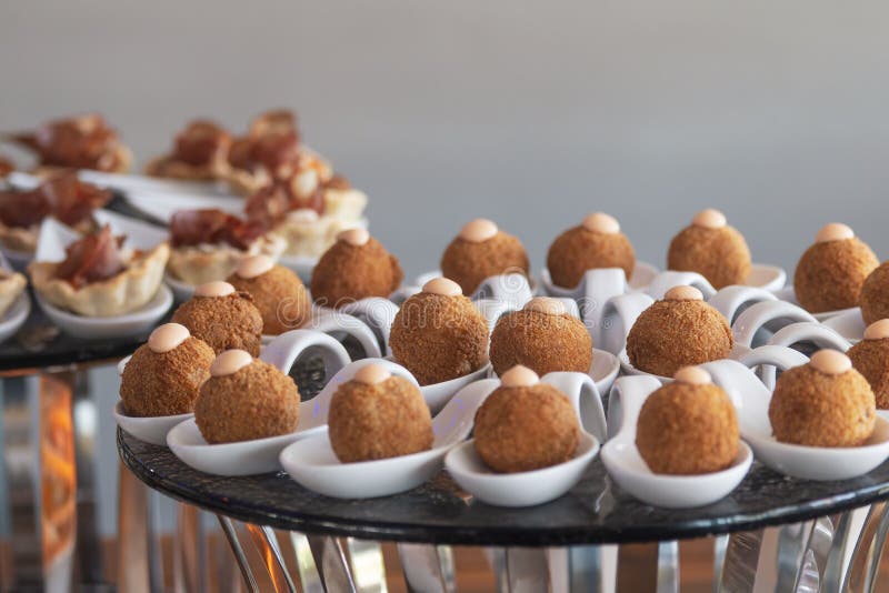 Buffet Table with a Plate of Desserts Stock Image - Image of food ...