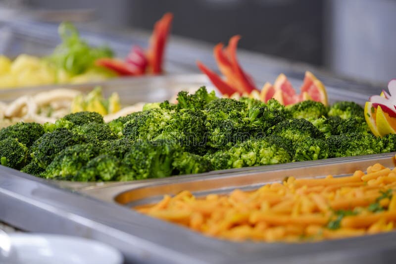 Buffet with main dishes 8 stock photo. Image of delicious - 134589192