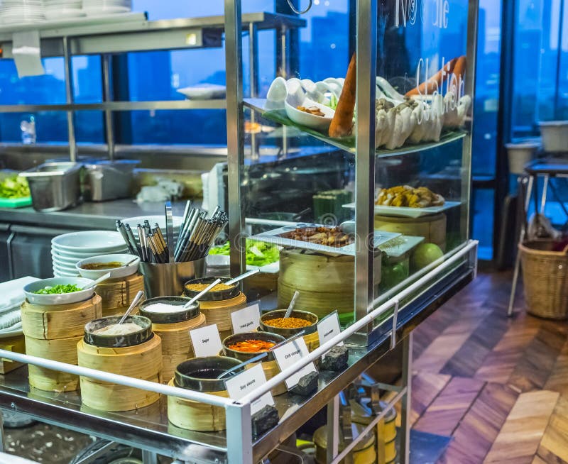 Buffet stock image. Image of heating, business, plate - 49545763