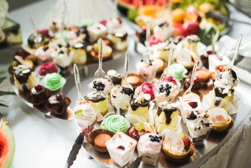 Buffet with a Variety of Delicious Sweets, Food Ideas, Celebration ...