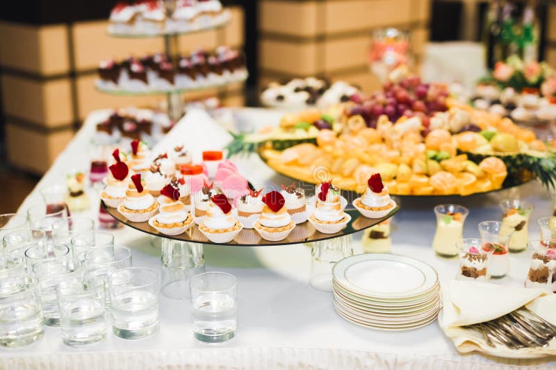 Buffet with a Variety of Delicious Sweets, Food Ideas, Celebration ...