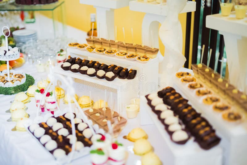 Buffet with a Variety of Delicious Sweets, Food Ideas, Celebration ...