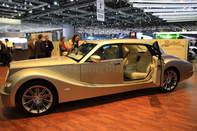 Bufori Geneva editorial stock photo. Image of palexpo - 15883363