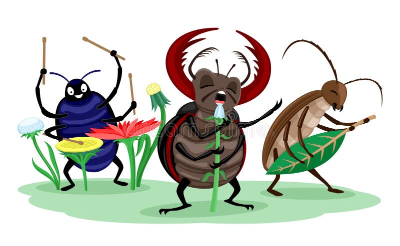 Insect Singer Stock Illustrations – 109 Insect Singer Stock ...