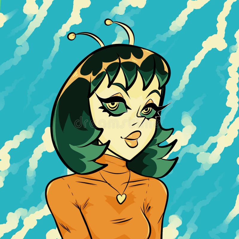 Bug Alien Lady Stock Illustrations – 33 Bug Alien Lady Stock ...