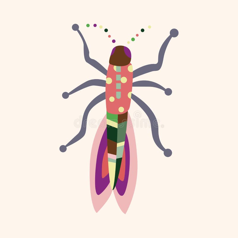 Bug Cartoon Elements Vector,eps Stock Vector - Illustration of cartoon ...