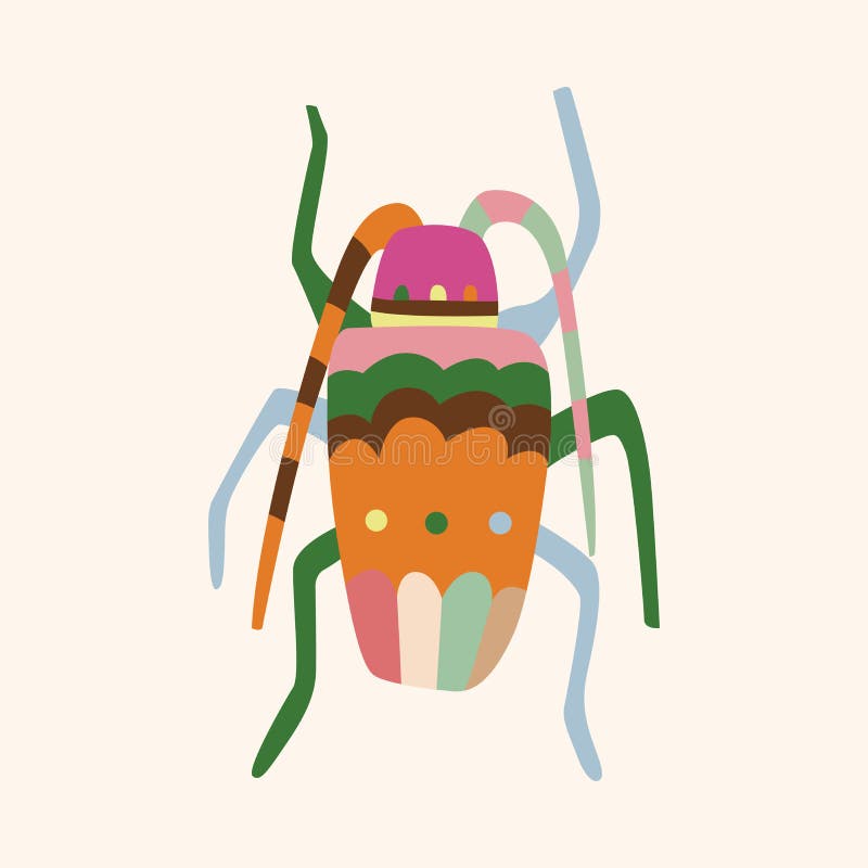 Bug Cartoon Elements Vector,eps Stock Vector - Illustration of insects ...