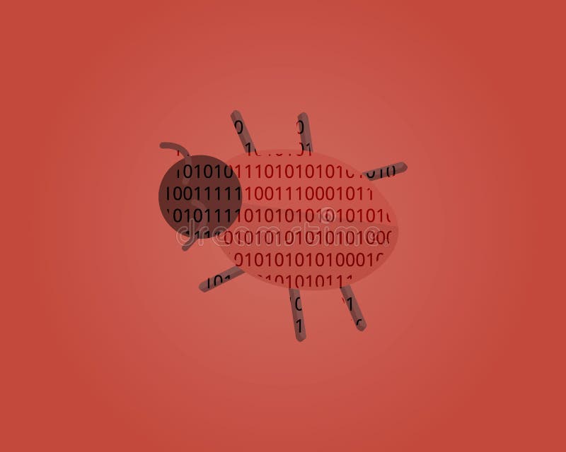 Bug In Coding Software That Need To Do Qa Or Software Testing To Find It Stock Vector
