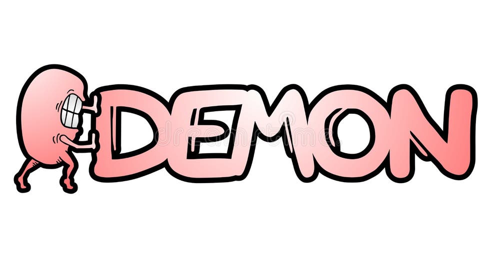 Bug demon stock photo. Image of witches, sticker, monster - 35485206