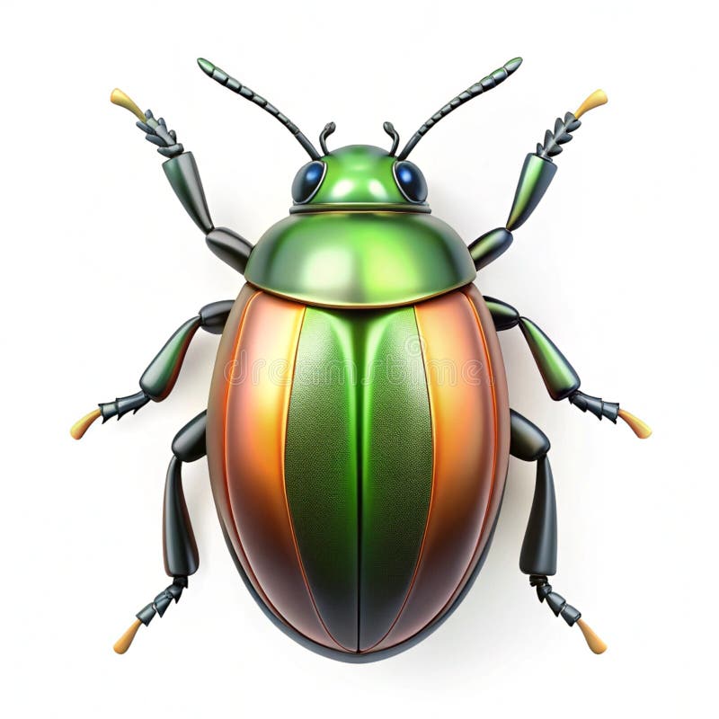 Bug Detected 3D Icon Isolated Stock Illustration - Illustration of ...