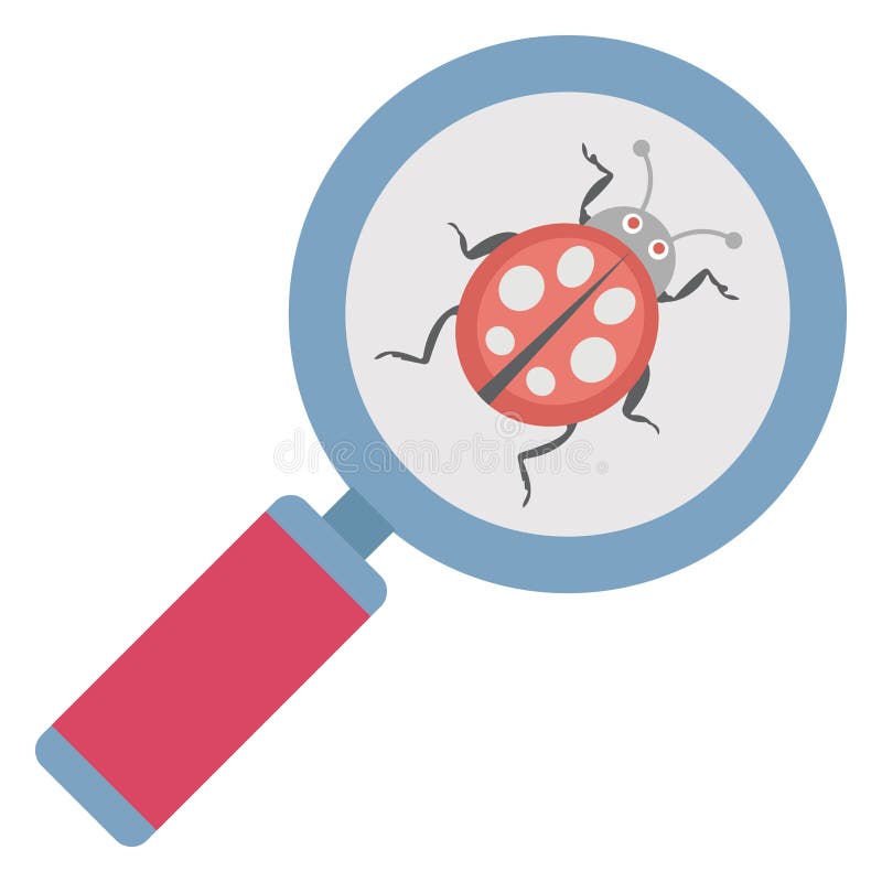 Bug Detection, Bug Tracking Color Vector Icon Which Can Easily Modify ...