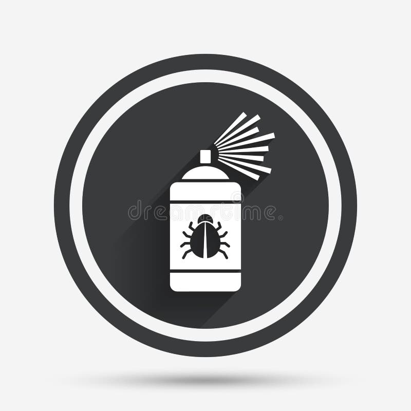 Bug Disinfection Sign Icon. Fumigation Symbol Stock Vector ...