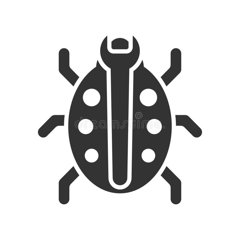 Bug Fixing Icon stock vector. Illustration of vector - 175128341 Bug Fixing Icon stock vector. Illustration of vector - 175128341