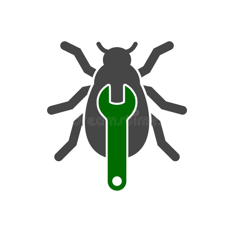 Bug Fixing Icon stock vector. Illustration of light - 126521586 Bug Fixing Icon stock vector. Illustration of light - 126521586