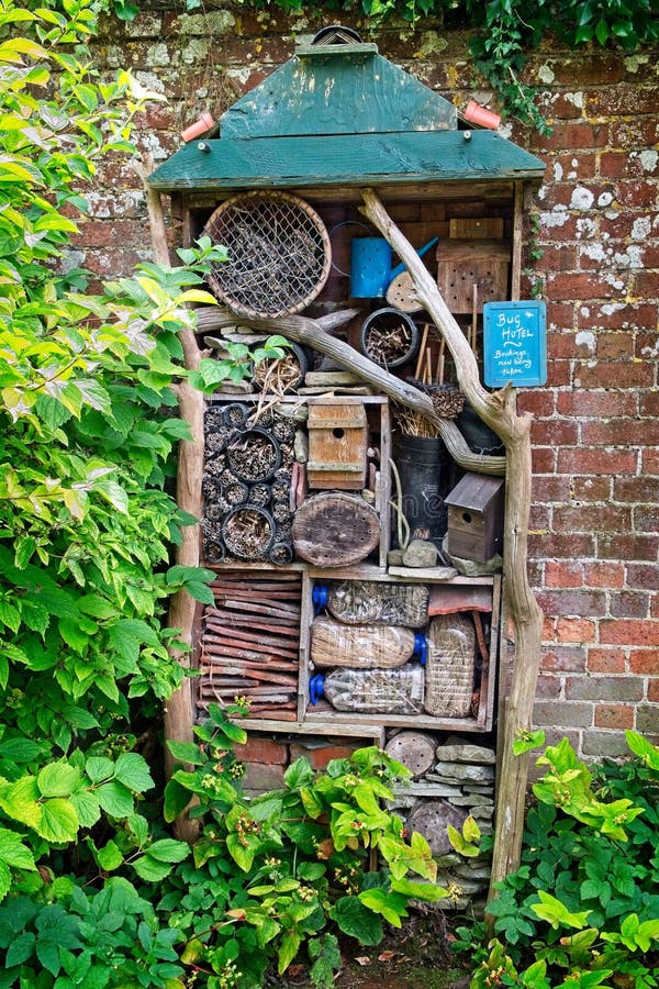 The Bug Hotel, Insect and Bug House Stock Image - Image of ecological ...